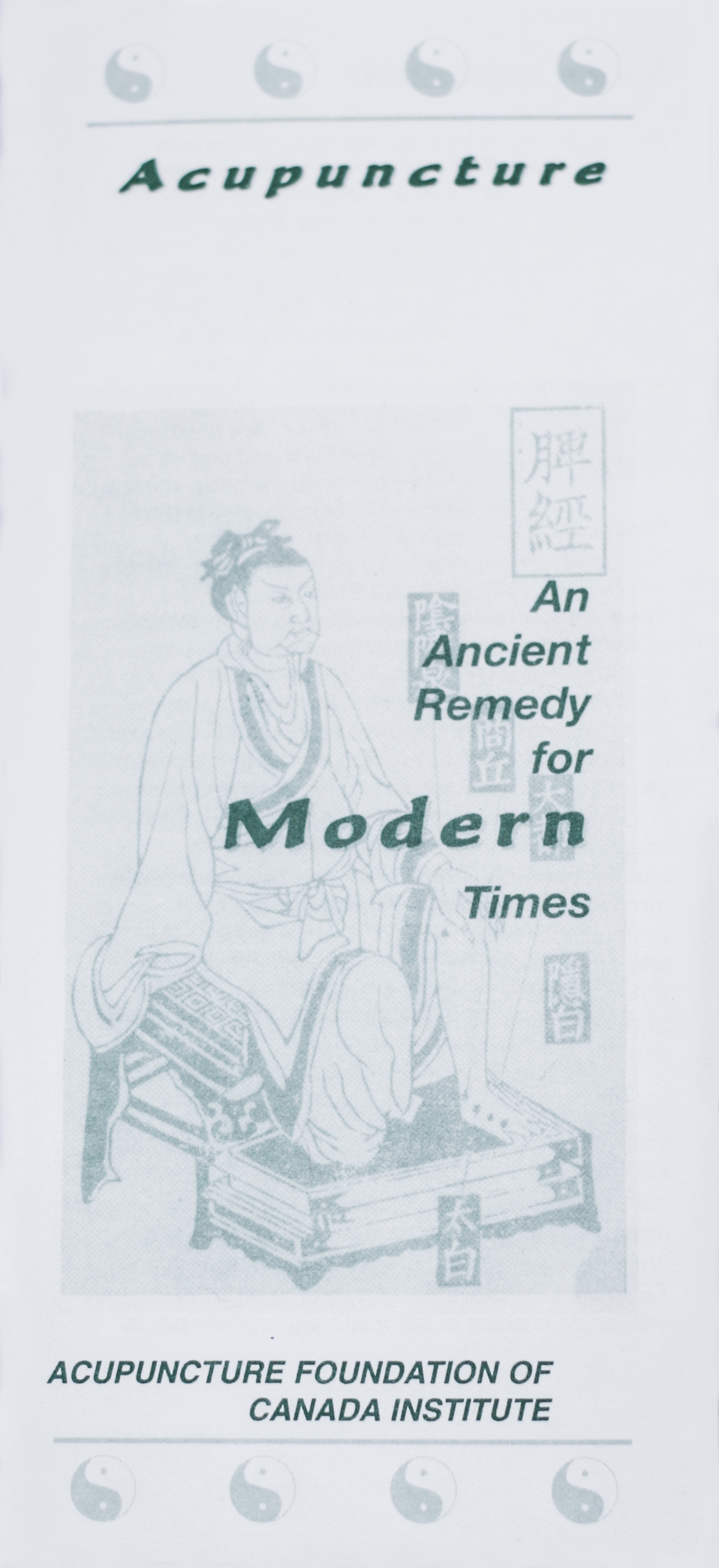 An Ancient Remedy for Modern Times - Acupuncture Canada - Acupuncture ...